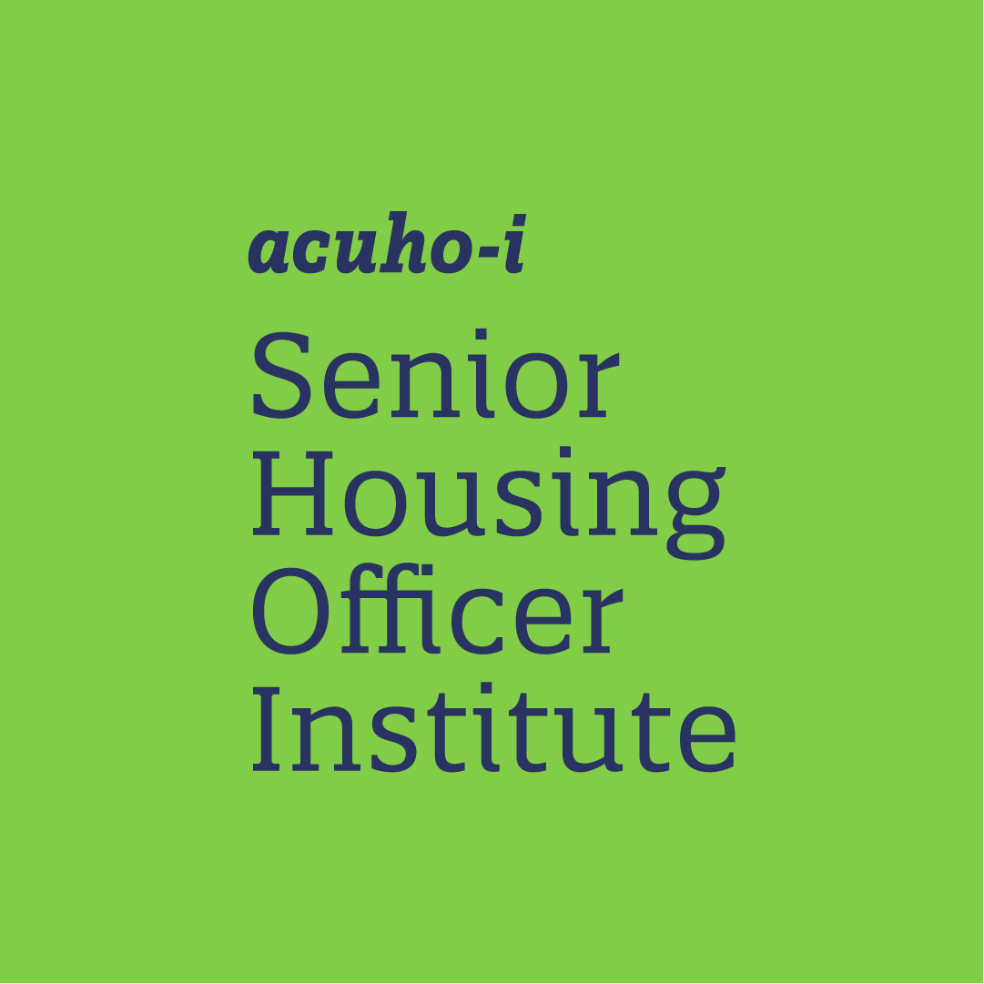 Senior Housing Officer Institute - ACUHO-I